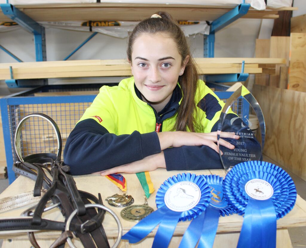 Lainie takes the leap - St Patrick's Technical College