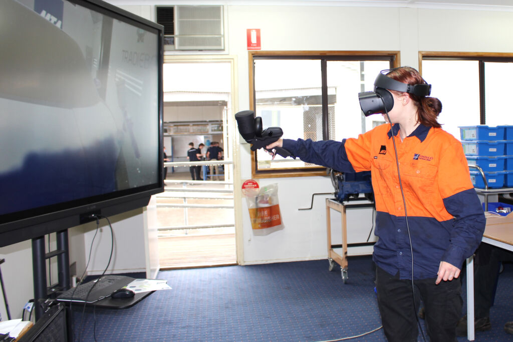 Training through VR technology - St Patrick's Technical College