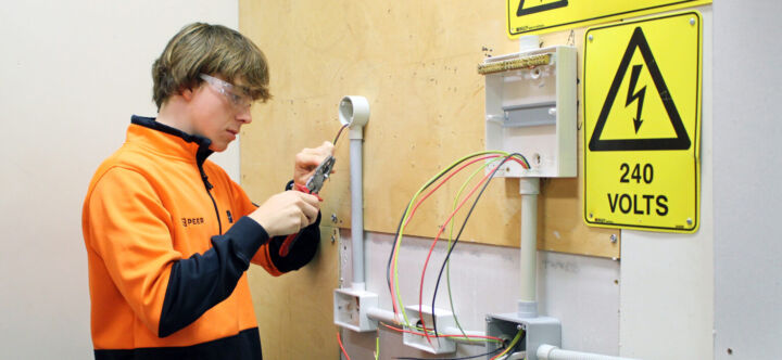 Electrical wiring installation – St Patrick's Technical College
